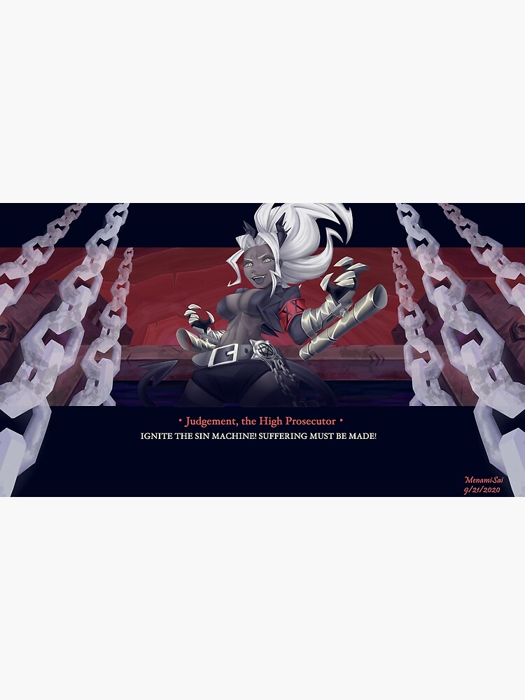 "Judgement - HELLTAKER" Poster for Sale by MenamiSai | Redbubble