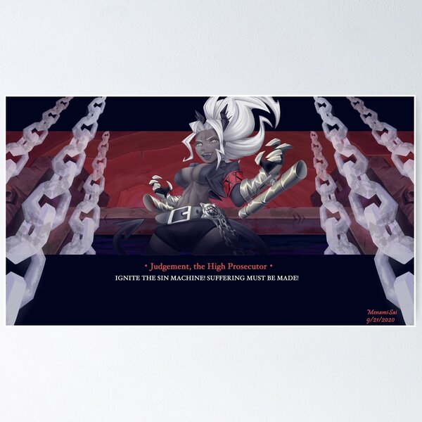 "Judgement - HELLTAKER" Poster for Sale by MenamiSai | Redbubble