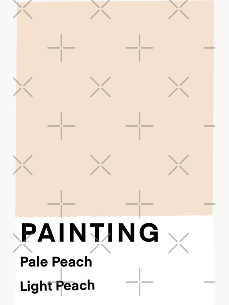 "Aesthetic Paint Chip" Sticker by AinsleysArtwork | Redbubble