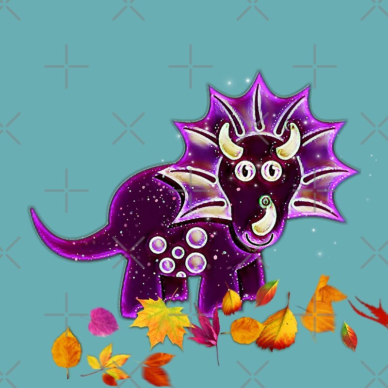 "Autumn Dino" by Bettinas | Redbubble