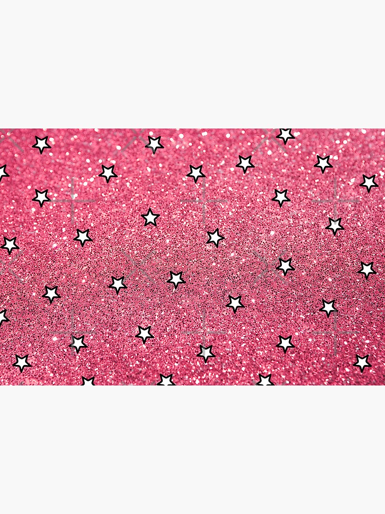 "Pink Star Sparkle" Sticker for Sale by mynameisliana | Redbubble
