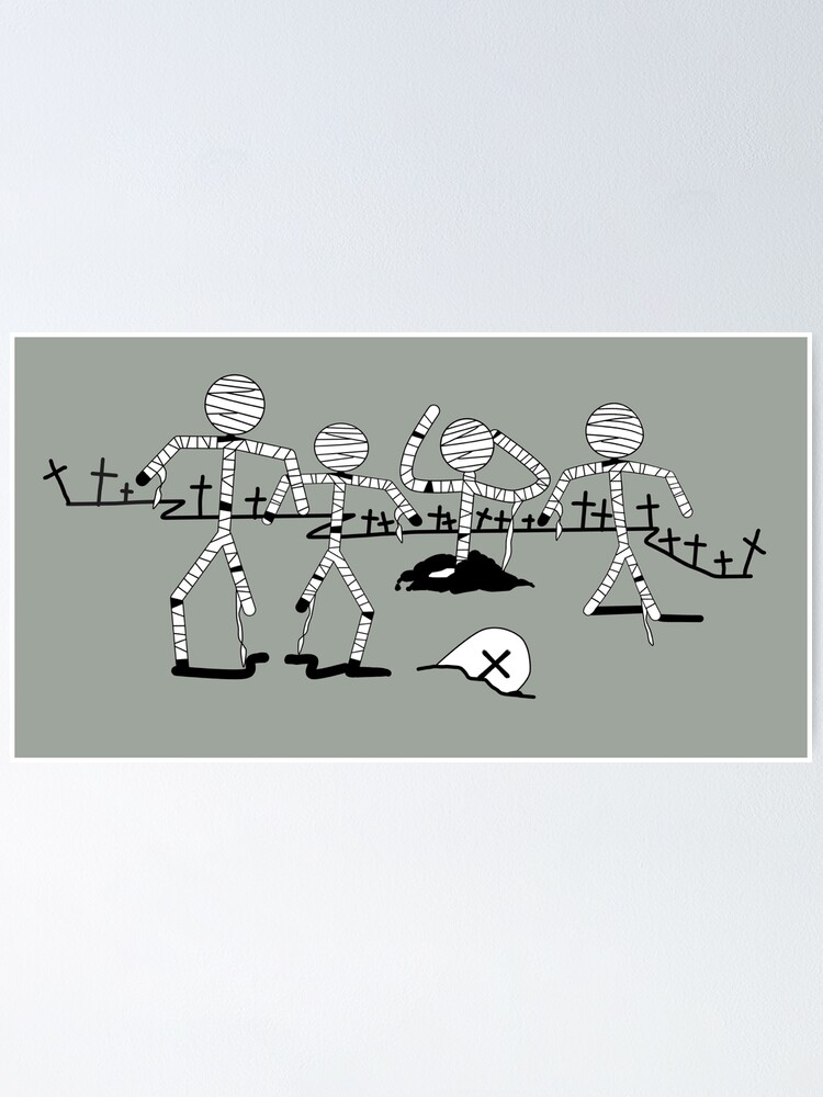 " Stickman / Mummy Party" Poster for Sale by LotusCreations | Redbubble