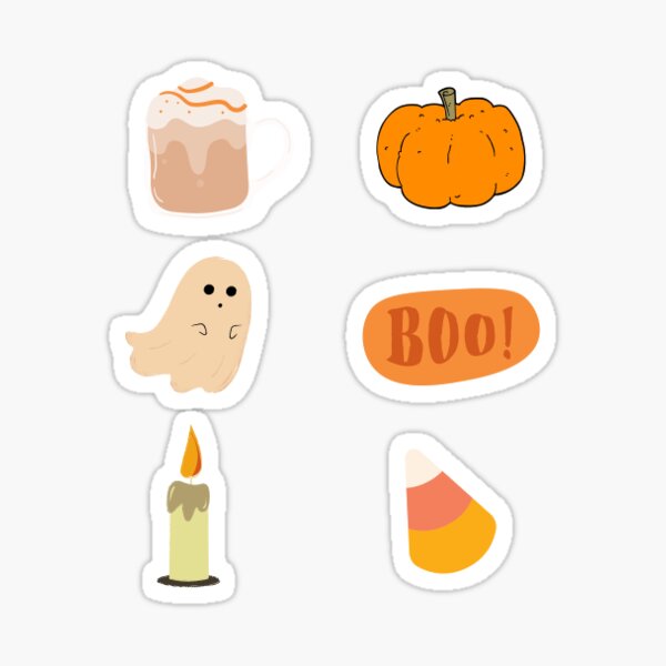 "halloween pack" Sticker for Sale by nikolekst | Redbubble