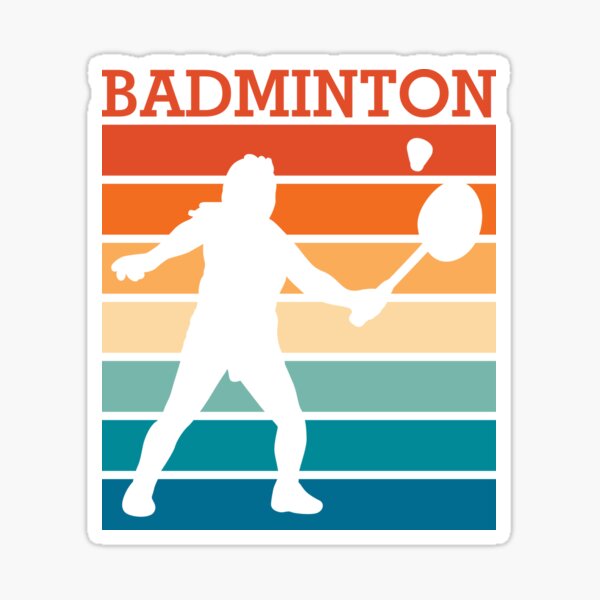 "Badminton " Sticker by area-design- | Redbubble