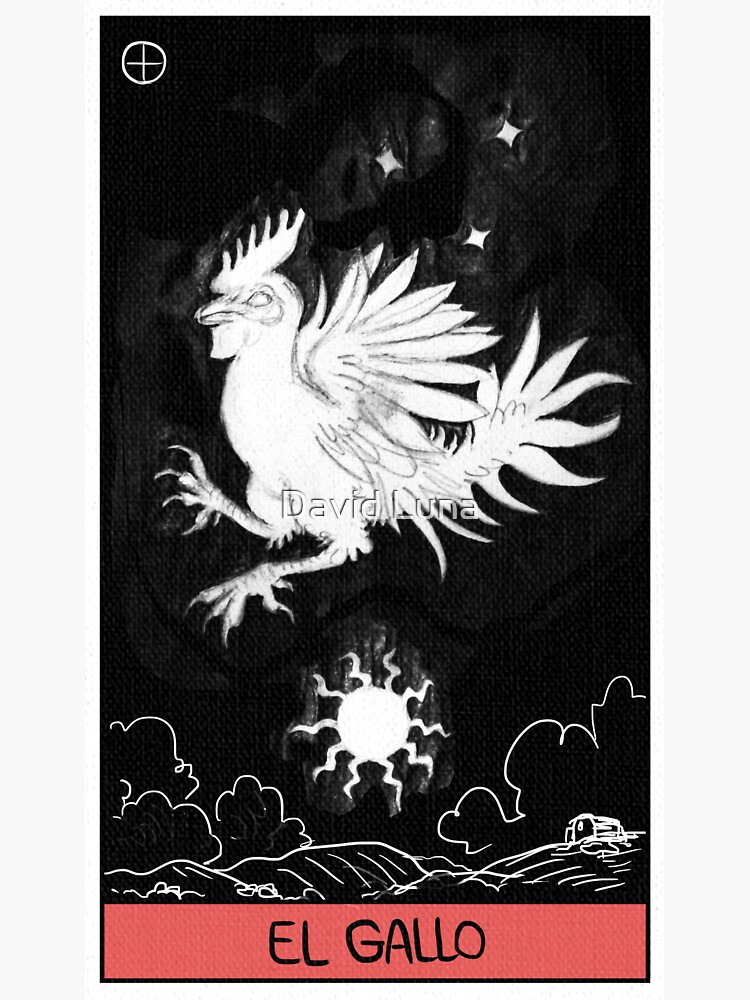 "El Gallo" Sticker by itsdavidluna | Redbubble