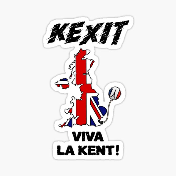 "Kexit - Viva la Kent!" Sticker for Sale by Gregredfern | Redbubble
