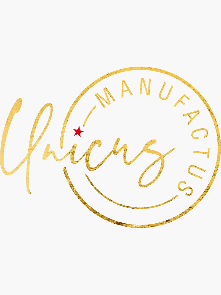 "Unicus Gold Logo" Sticker by UnicusMerch33 | Redbubble