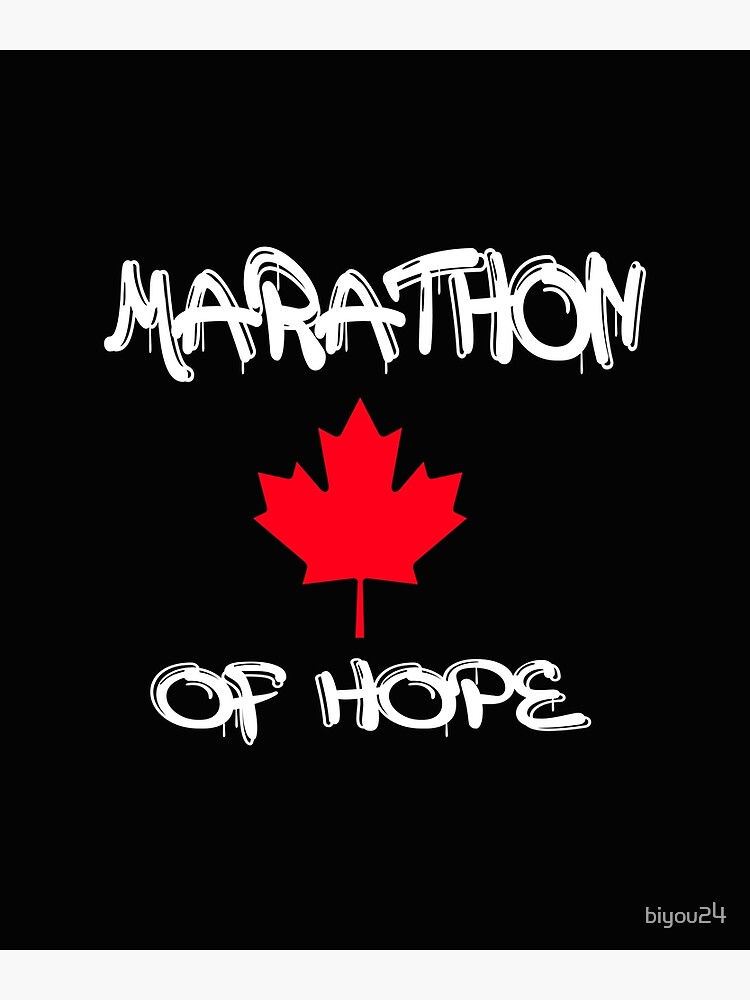 "marathon of hope Terry Fox" Poster for Sale by biyou24 | Redbubble
