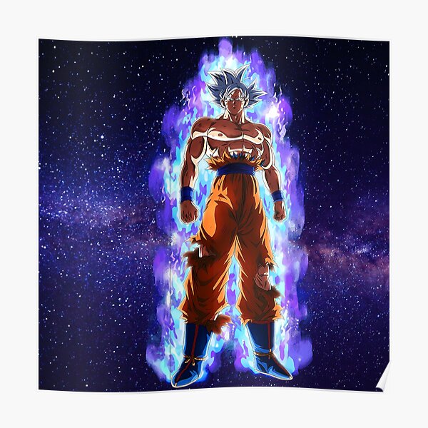 "Dragon Ball Super Goku ultra instinct final form" Poster for Sale by ...