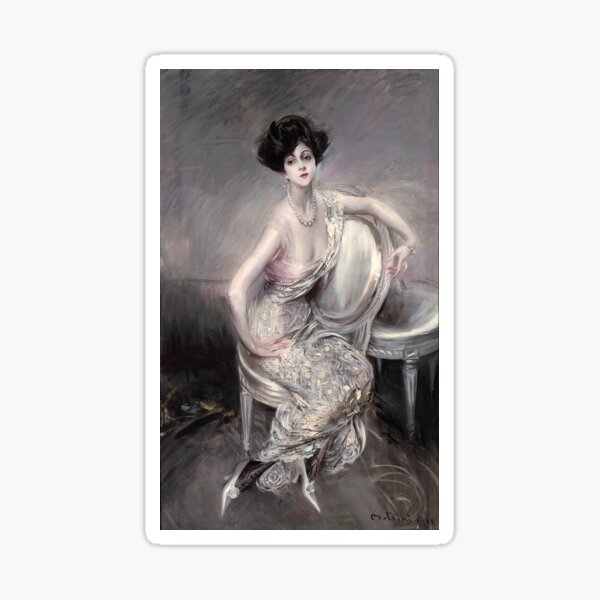 "Portrait of Rita de Acosta Lydig - Giovanni Boldini - 1911" Sticker for Sale by CJET | Redbubble