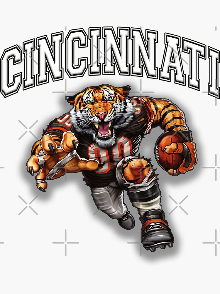 "Cincinnati Football" Sticker for Sale by Playing-music | Redbubble