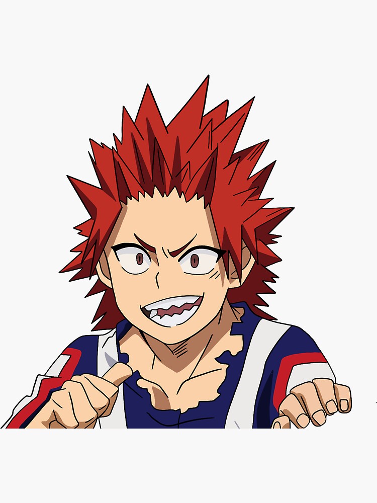 "Kirishima" Sticker by elliefauteux | Redbubble