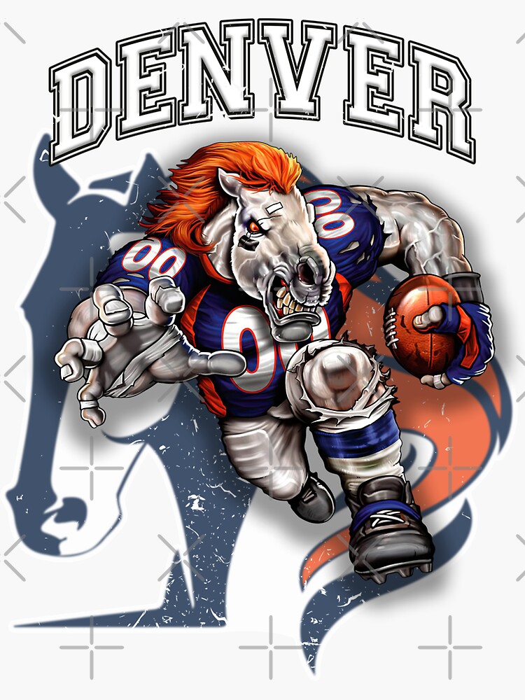 "Denver Football" Sticker for Sale by Playing-music | Redbubble