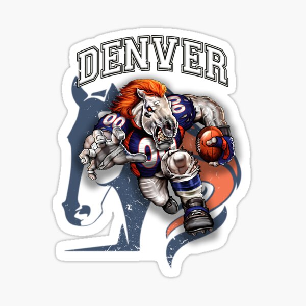 "Denver Football" Sticker for Sale by Playing-music | Redbubble