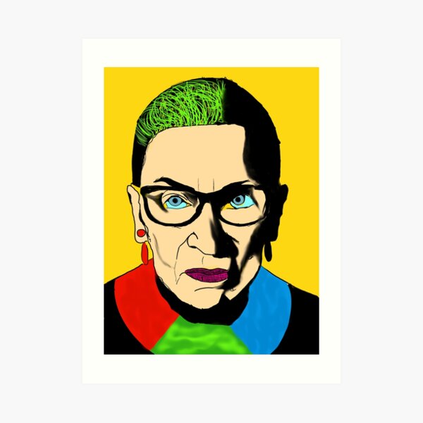 "RBG in RGB" Art Print for Sale by zevg08 | Redbubble