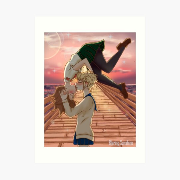 "OchaToga on a Pier" Art Print for Sale by RetroFangirl | Redbubble