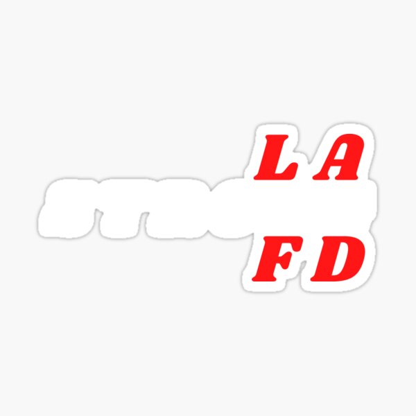 " Lafd Strong 4" Sticker for Sale by arnabbabai | Redbubble