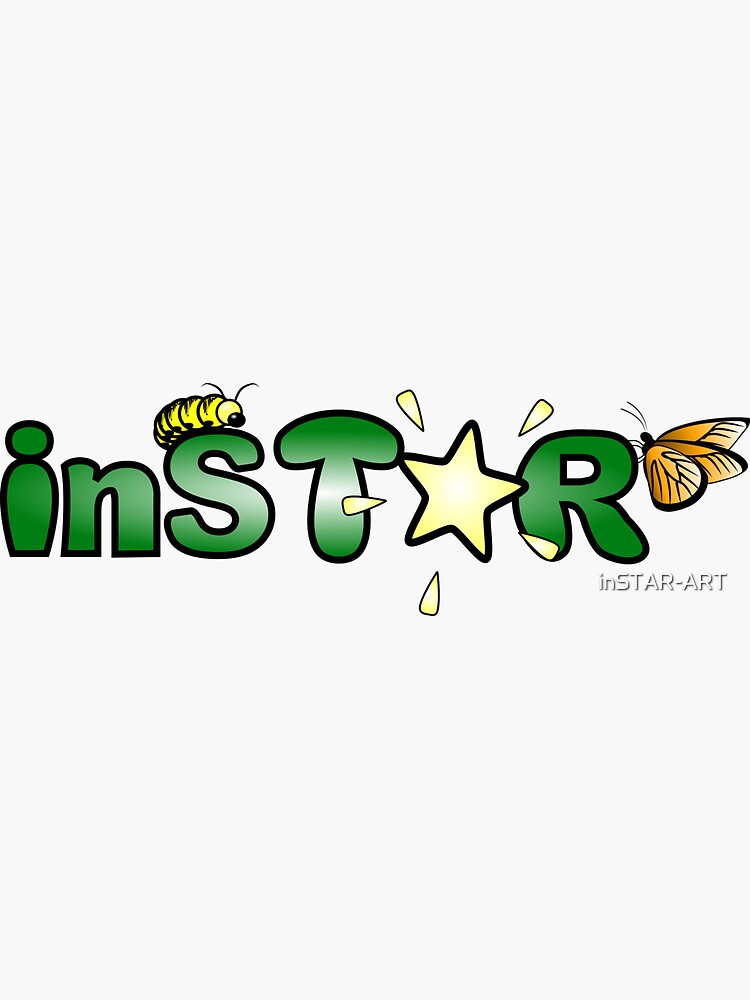 "inSTAR Logo" Sticker for Sale by inSTAR-ART | Redbubble