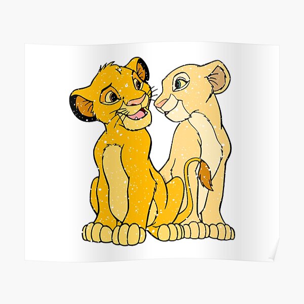 Simba And Nala Posters | Redbubble