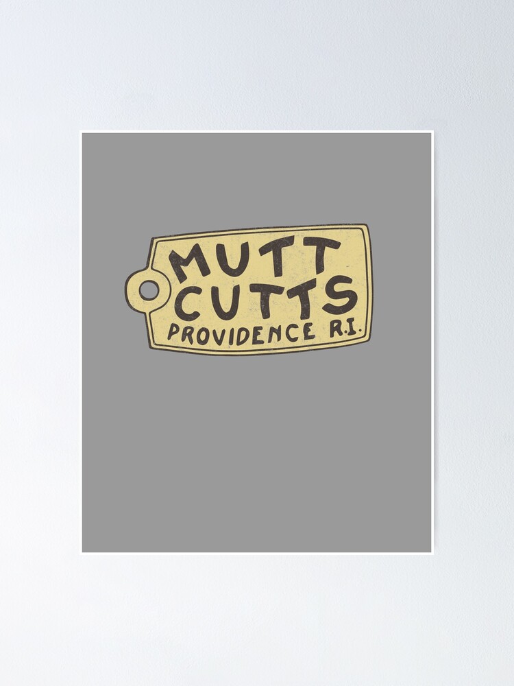 "Mutt Cutts - vintage logo" Poster for Sale by Primotees | Redbubble