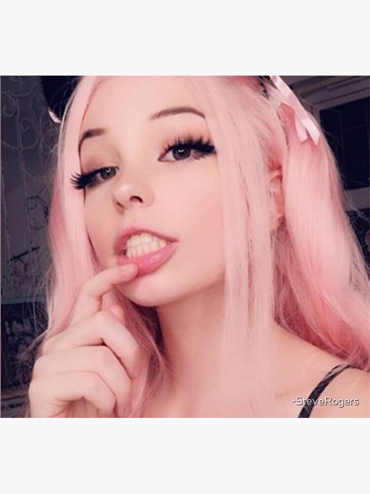 "Belle Delphine " Sticker for Sale by -SteveRogers | Redbubble