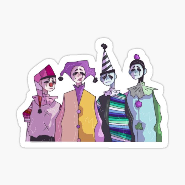 "Lesbian, Trixic, gay and toric clowns" Sticker for Sale by grixxfi ...