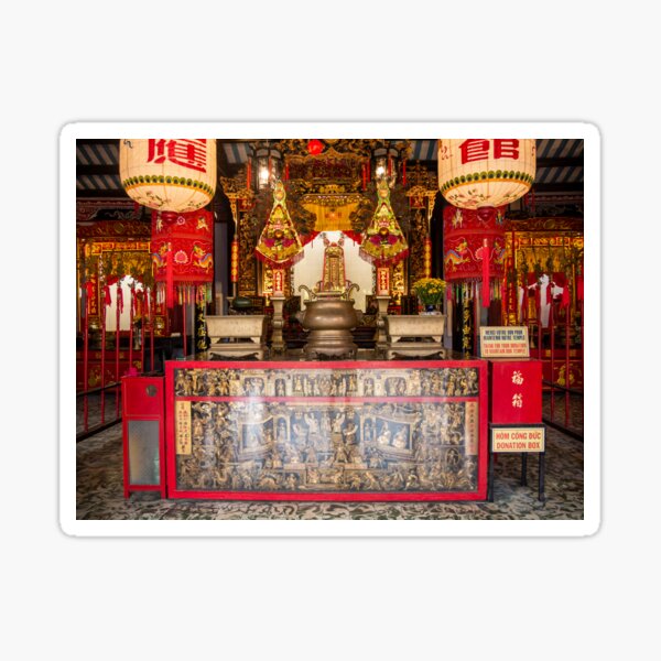 "Hainan Assembly Hall, Hoi An" Sticker for Sale by rossacampbell ...
