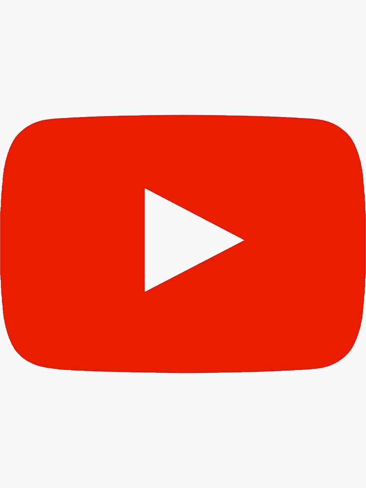 "Youtube " Sticker for Sale by Shubhamlavhekar | Redbubble