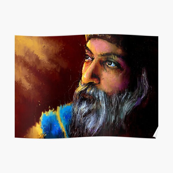 "OSHO Painting" Poster for Sale by Davidevilboy | Redbubble