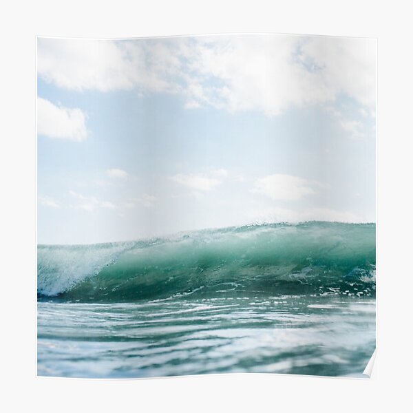 "Big Wave" Poster by Mi5cellaneous | Redbubble