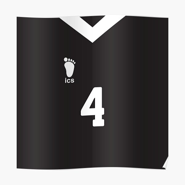 Póster «Aran Ojiro Jersey Número 4 Inarizaki High Haikyuu Jersey ...