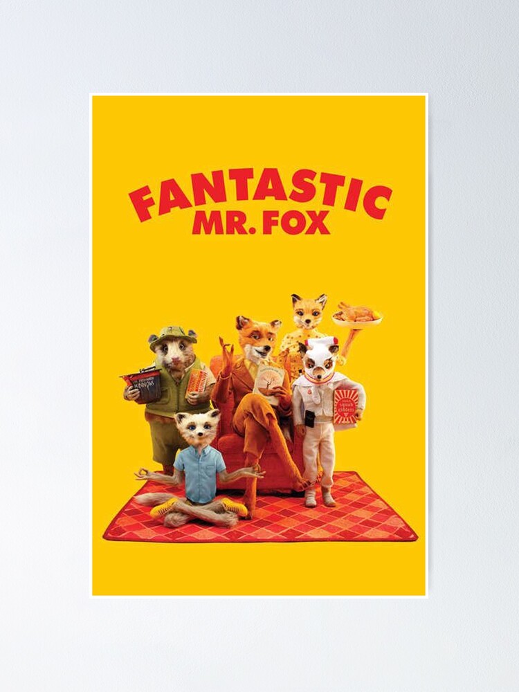 "Fantastic Mr. Fox Family" Poster by firstadam | Redbubble