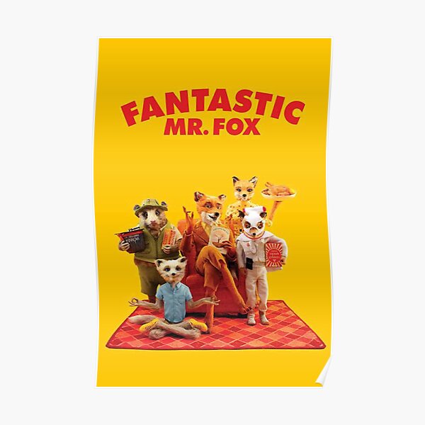 "Fantastic Mr. Fox Family" Poster by firstadam | Redbubble