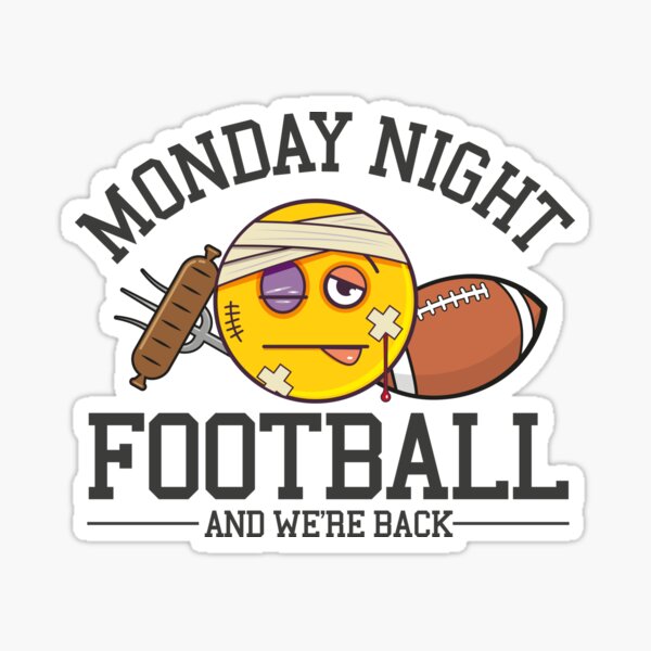 "Monday Night Football Emoji" Sticker by Bubsart78 | Redbubble