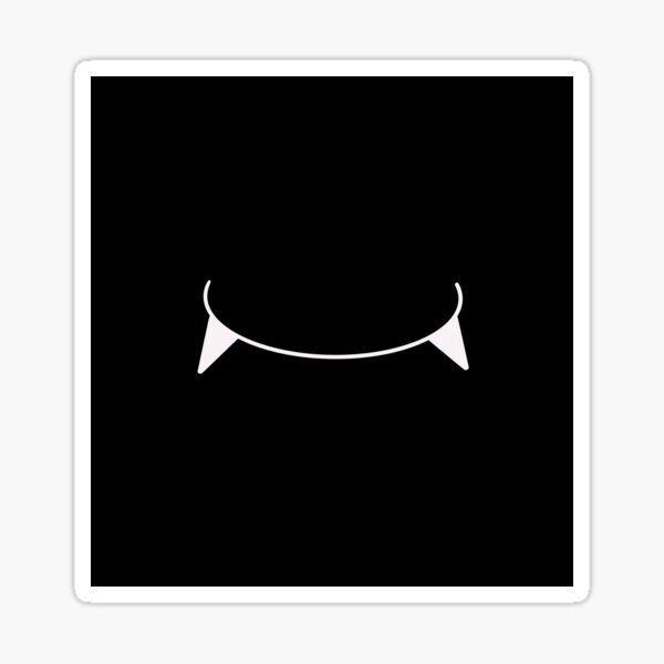 "Vampire Fangs" Sticker for Sale by SimpleJoyStyle | Redbubble