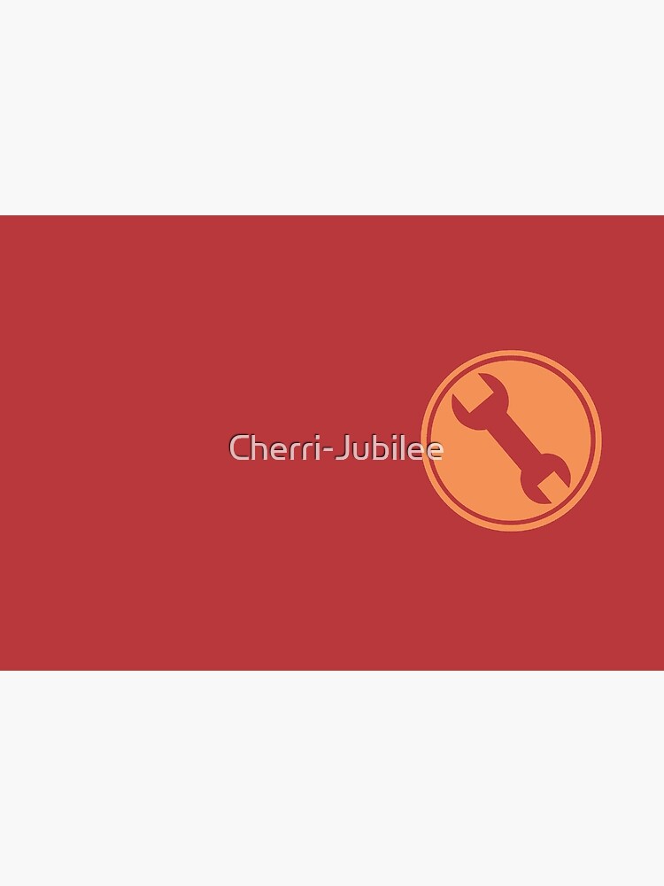 "Team Fortress 2 Engineer symbol (RED)" Mask by Cherri-Jubilee | Redbubble