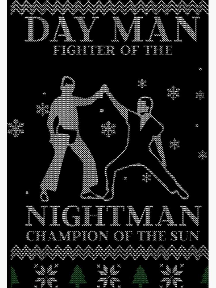 "Dayman Fighter des Nightman Champion Weihnachten" Fotodruck von ...