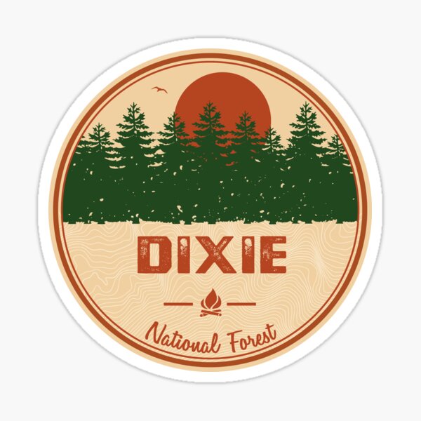 "Dixie National Forest" Sticker for Sale by esskay | Redbubble