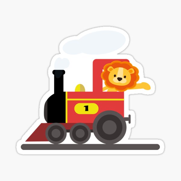 "Kopie von Train for kids Railway trains" Sticker by IDesign23 | Redbubble