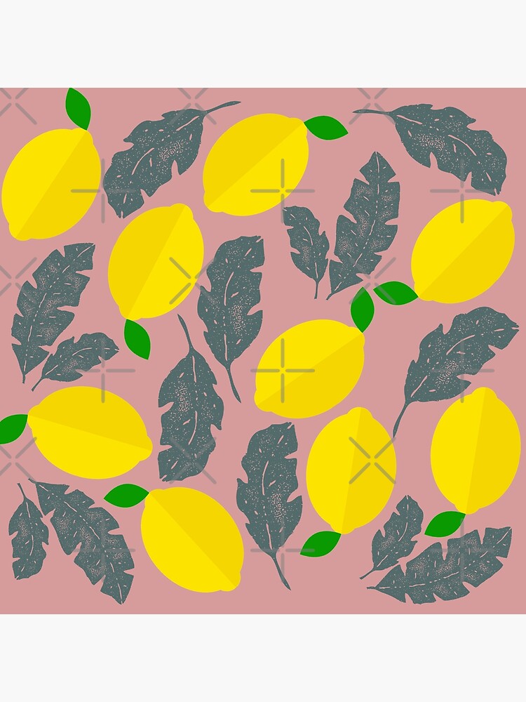 "Lemons and leaves" Poster by Markflow | Redbubble