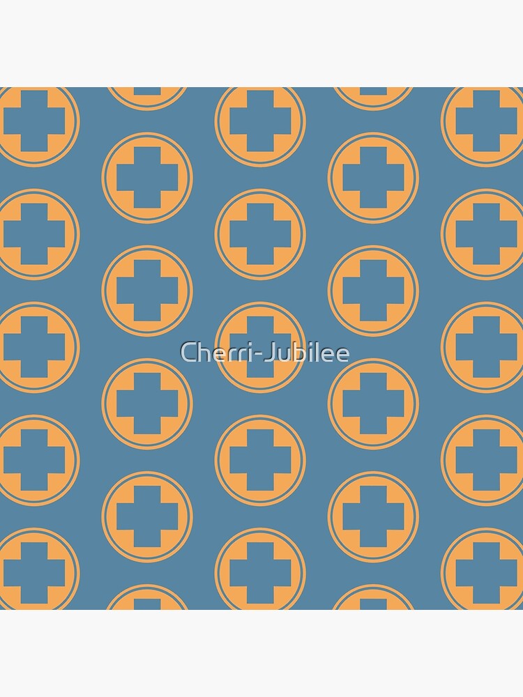 "Team Fortress 2 Medic symbol (BLU)" Floor Pillow by Cherri-Jubilee ...