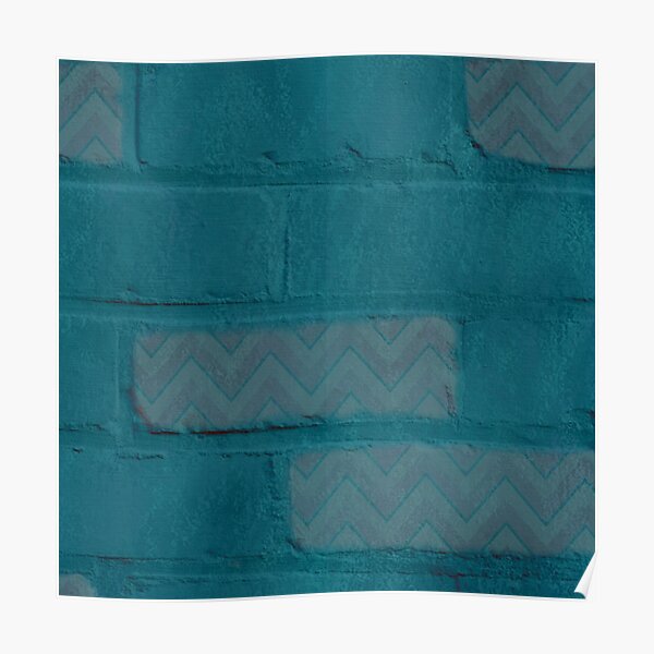 "Bricks " Poster for Sale by Markflow | Redbubble