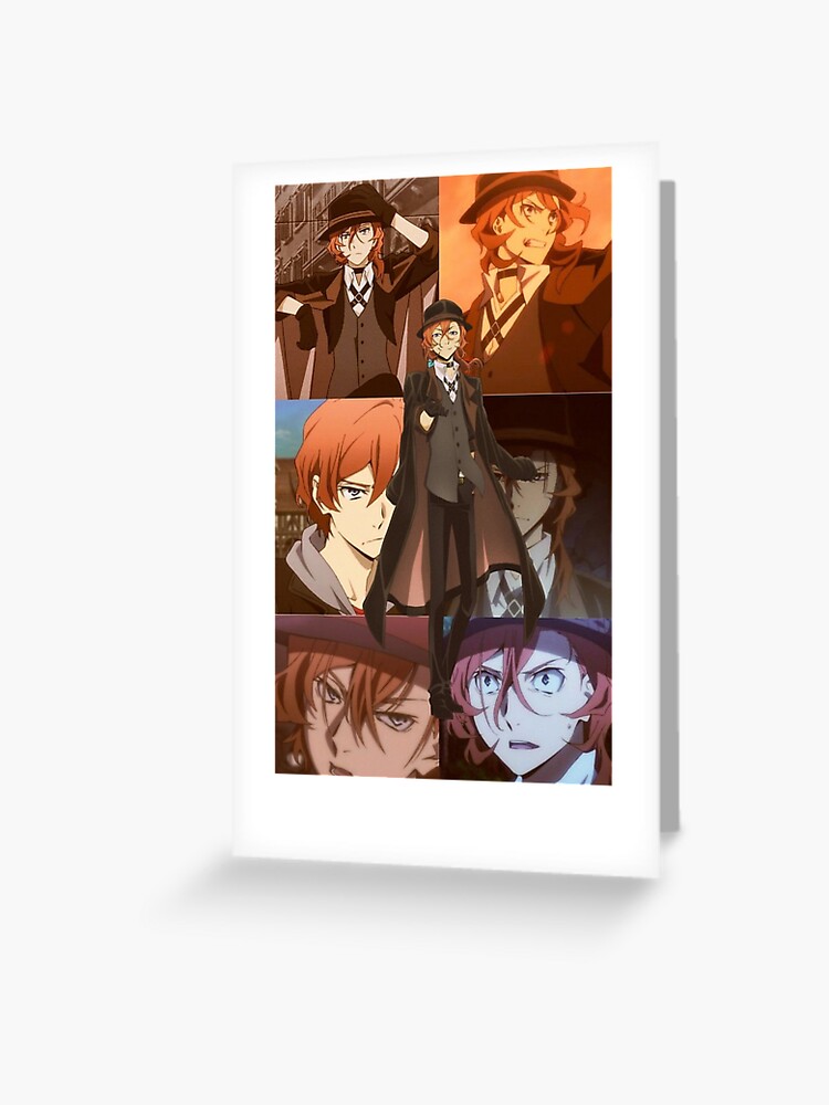 "Chuuya Nakahara - Bungou Stray Dogs" Greeting Card for Sale by ClemPB ...