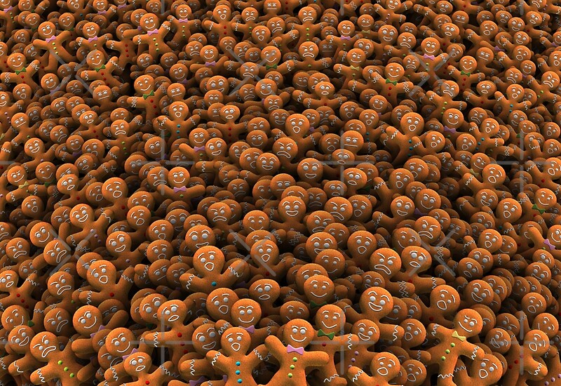 "Gingerbread army" by dima-v | Redbubble