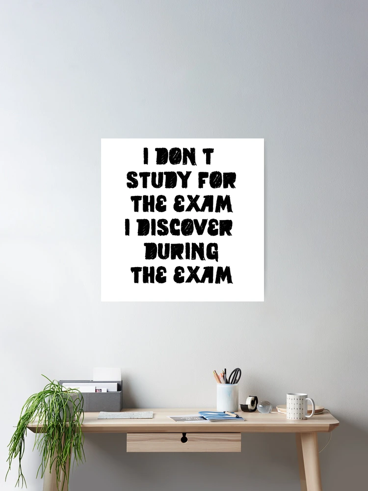 Funny Exam Study Quotes
