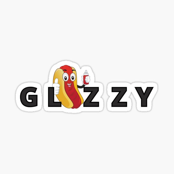 " GLIZZY GOBBLER FOOD PUN" Sticker for Sale by Sharon111 | Redbubble