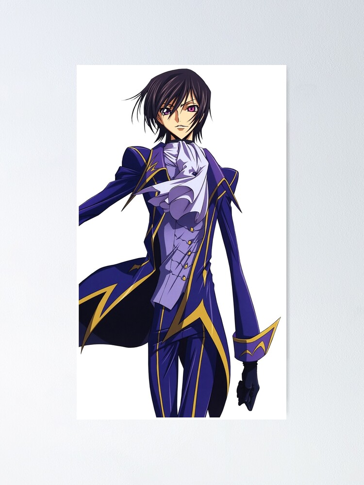 "Lelouch Lamperouge" Poster by Evangelanist | Redbubble
