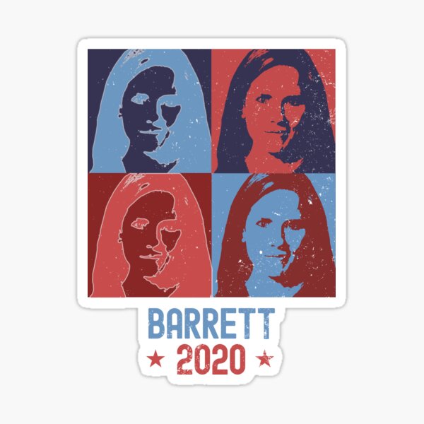 "Amy Coney Barrett ACB New Supreme Court" Sticker by Sneebie22 | Redbubble