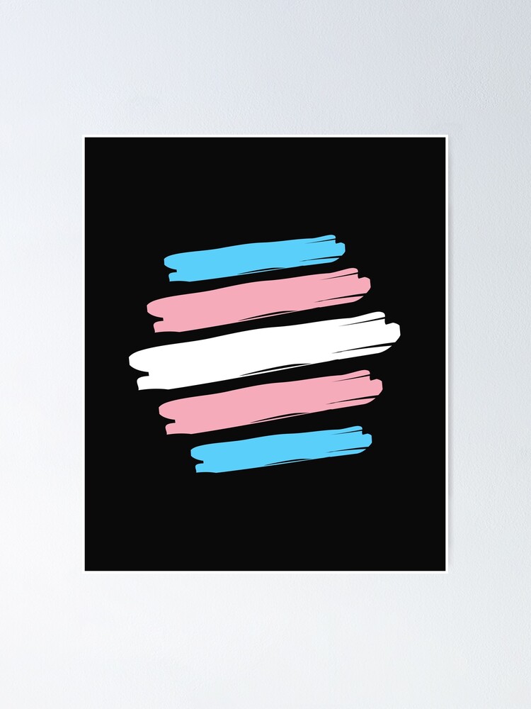 "LGBTQ+ Transgender Artsy paint pride Flag" Poster for Sale by Sunny ...