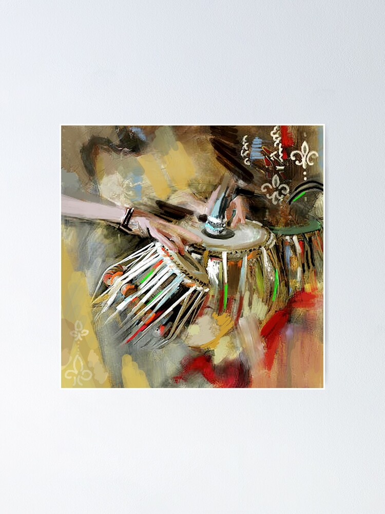 "The Tabla art design" Poster for Sale by rafia95 | Redbubble